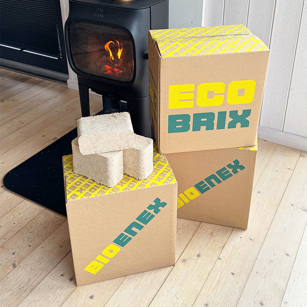EcoBrix Zaagsel Briketten – Heet, schoon & onderhoudsarm | Bioenex ...